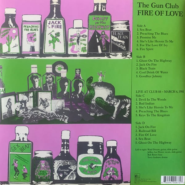 The Gun Club – Fire Of Love – Recycled Records Lp