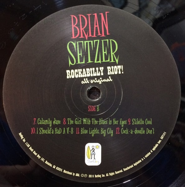 Brian Setzer – Rockabilly Riot! All Original – Recycled Records Lp