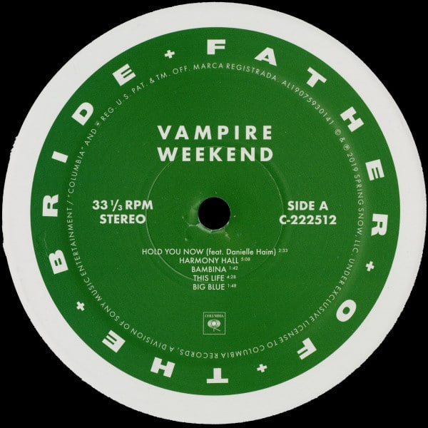 Vampire Weekend - Father Of The Bride | Buy Online at Recycled Records Lp