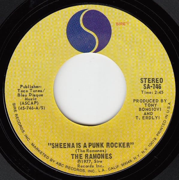 Ramones - Sheena Is A Punk Rocker | Buy Online at Recycled Records Lp