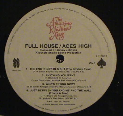 The Amazing Rhythm Aces – Full House / Aces High – Recycled Records Lp