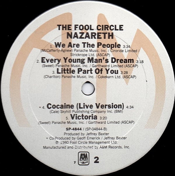 Nazareth (2) - The Fool Circle | Buy Online at Recycled Records Lp
