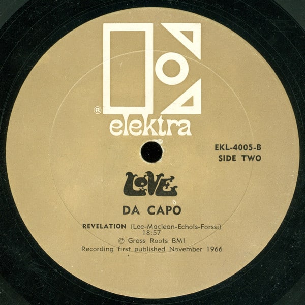 Love – Da Capo – Recycled Records Lp