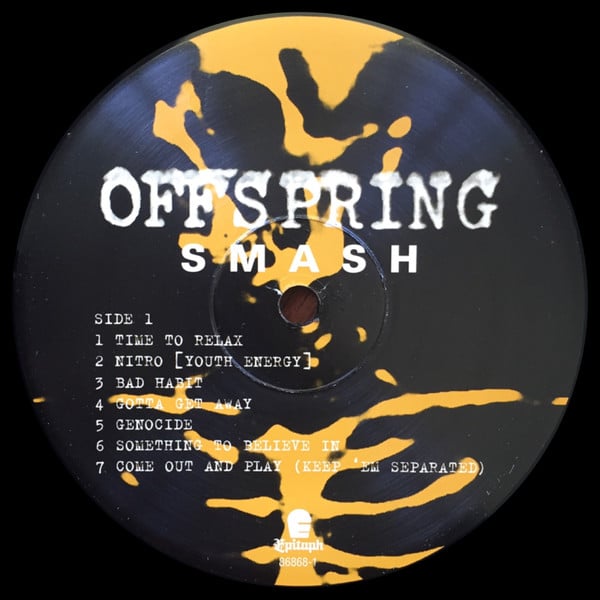 The Offspring – Smash – Recycled Records Lp