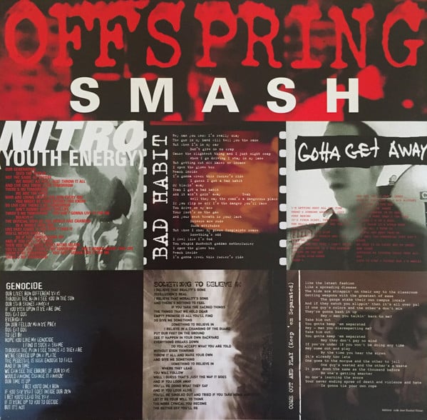The Offspring – Smash – Recycled Records Lp